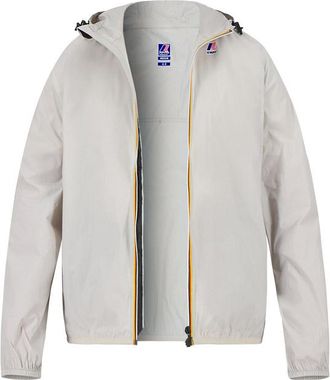 K-Way Herren Regenjacke beige Mikrofaser unifarben