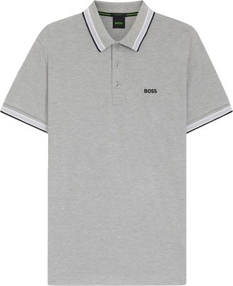 HUGO BOSS Paddy Euro Poloshirt f&uuml;r Herren (Silber)