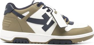 Off-white Out Of Office Arrow-logo Leather Sneakers