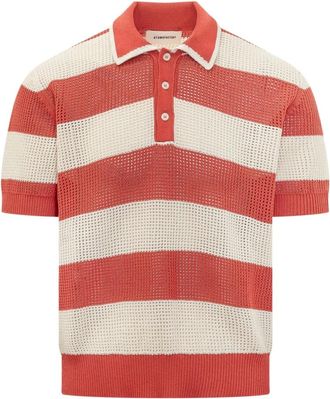 ATOMOFACTORY Atomofactory, Homme, Tops, Multicolore, Taille: S Polo Traforata