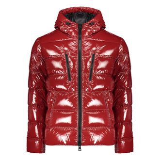 Herno Wattierte Jacke mit Kapuze - - Jackets - Herren - Rot - M