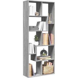vidaXL Tag&egrave;re s&eacute;paratrice de pi&egrave;ce sonoma gris 67x25x161,5 cm - Vidaxl
