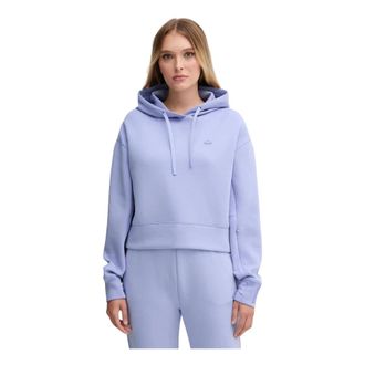 Lacoste Baumwoll-Hoodie - - Sweatshirts & Hoodies - Damen - Blau - XL
