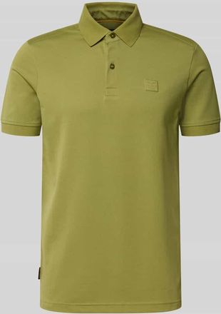 PME Legend Slim Fit Poloshirt mit Label-Detail