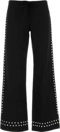 Gimaguas Delya Nieten-Hose - - Trousers - Damen - Schwarzk - M