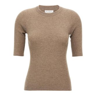 Brunello Cucinelli Damen, Strickwaren, Braun, XLGr&ouml;&szlig;e