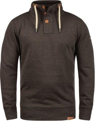 Solid Stehkragenpullover SDTripTroyer Sweatpullover mit Knopfleiste