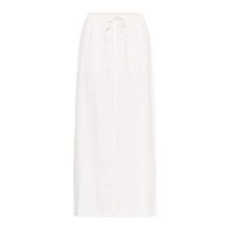 Kaffe Femme, Jupes, Blanc, Taille: 36 FR Jupe Élégante avec Fentes Latérales