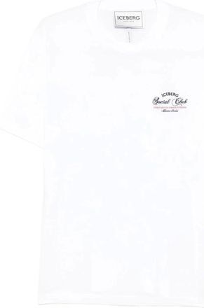 Iceberg Homme, Tops, Blanc, Taille: L T-shirt