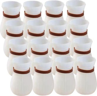 Angoily 20 Stück Teiliges rutschfeste Stuhlbein schoner aus Robustem Material Wiederverwendbare Möbel Fußschutzkappen für Tisch Stuhlbeine Bodenschutz für Zuh