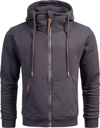 Alessandro Salvarini Herren Sweatjacke AS292 mit Kapuze & Rei&szlig;verschluss