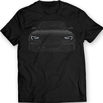 Generic Allemand Performance RS5 Sport A5 S5 Noir T-Shirt 100% Coton | XX-Large