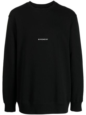 Givenchy sweat en coton &agrave; logo imprim&eacute; - Noir