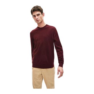 Lacoste Ah2997 Rundhalspullover - - Knitwear - Herren - Rot - XS