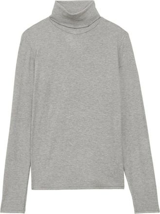Ines De La Fressange Femme, Tops, Gris, Taille: 42 FR Matthieu T-shirt Col Roul&eacute;