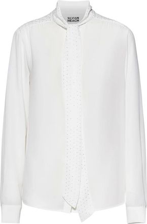 Silvian Heach Femme, Blouses et Chemises, Blanc, Taille: 40 FR Elira Shirt