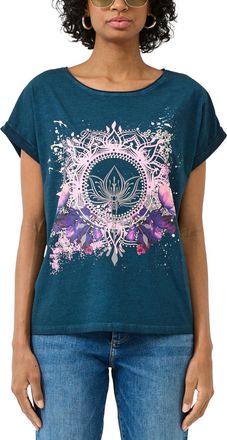 QS by s.Oliver Oversize-Shirt mit Frontprint