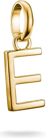 Thomas Sabo Thomas Sabo Charm Club Connect Charm-Anhänger Buchstabe E 18k Vergoldung Recyceltes 925 Silber CC1211-413-39