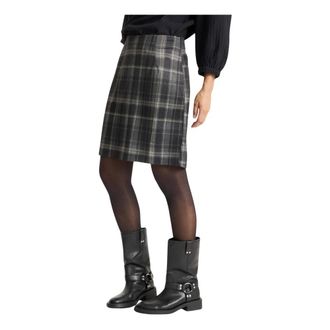 In Front Sirid Skirt - - Skirts - Damen - Schwarzk - 2XL