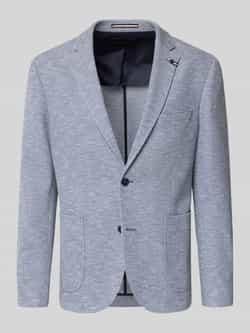 Bugatti Slim Fit 2-Knopf-Sakko mit Reverskragen