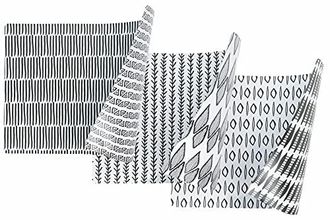 Villa D'Este Home Tivoli Afro Platzset, doppelseitig, 45 x 30 cm, aus PVC, 6 St&uuml;ck