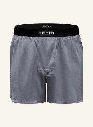 Tom Ford Boxershorts Aus Seide grau