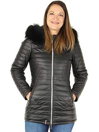 Oakwood Femme Poppy Luxe Manteau, Noir (Noir 0501), XXL EU