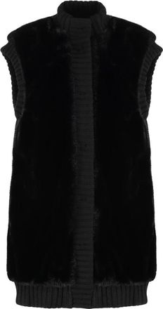 Pinko Genovese Long Vest - - Jackets - Damen - Schwarzk - M