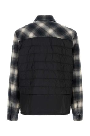 Moncler Mens Multicolor Cotton And Nylon Cornisello Down Jacket F90 Giubbini
