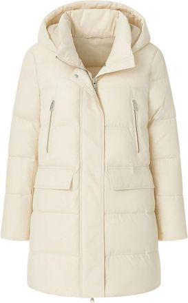Duno Femme, Manteaux, Beige, Taille: 42 FR Down Manteaux