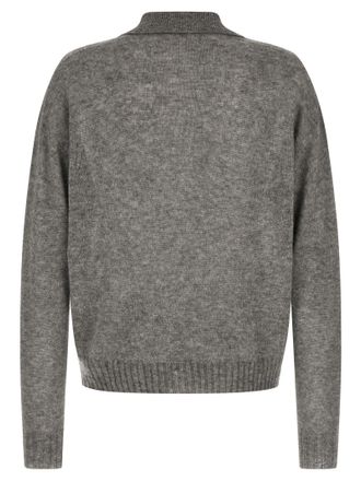 Tom Ford Cashmere-Silk Polo Sweater - Gray