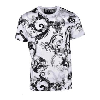Versace Jeans Couture Baumwoll-T-Shirt - - Tops - Herren - Mehrfarbig - 2XL
