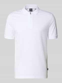 HUGO BOSS Regular Fit Poloshirt aus Baumwoll-Lyocell-Mix Modell H-PARAS 70