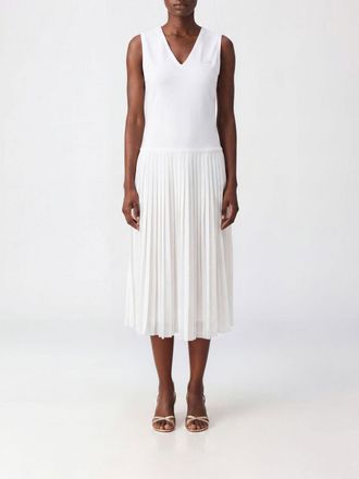 Lacoste Robe Femme couleur Blanc