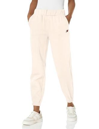 Tommy Hilfiger Pantalon de surv&ecirc;tement Performance pour femme avec cordons de serrage r&eacute;glables, galet, Taille M