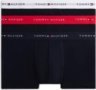 Tommy Hilfiger 3er Pack Boxer-Trunks mit Stretchanteil und Labelbund in