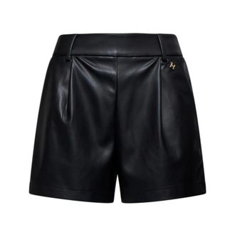 Silvian Heach Femme, Shorts, Noir, Taille: 40 FR Shorts en cuir lisse