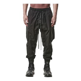 Thom Krom Homme, Pantalons, Noir, Taille: S Pantalone Cargo Jogger