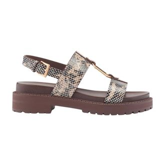 Cosmoparis Femme, Chaussures, Beige, Taille: 39 EU Sandales plates Claryce