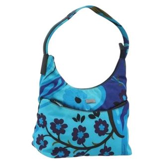 Gucci Sac bandouli&egrave;re Pre-owned en toile - Femme - Pre-owned - Bleu - Taille: ONE Size