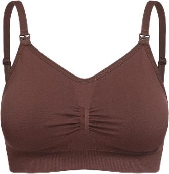 creamy fabrics Nahtloser Schwangerschafts- und Still-BH - Seamless Still-BH, Soft-Touch Stoff, B&uuml;gelfrei, Atmungsaktives R&uuml;ckenteil, Komfort-BH f&uuml;r Nacht & Alltag