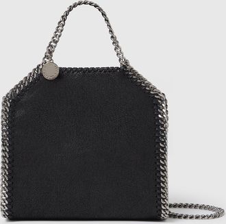Stella McCartney Falabella Tiny Tote Bag, Woman, Black