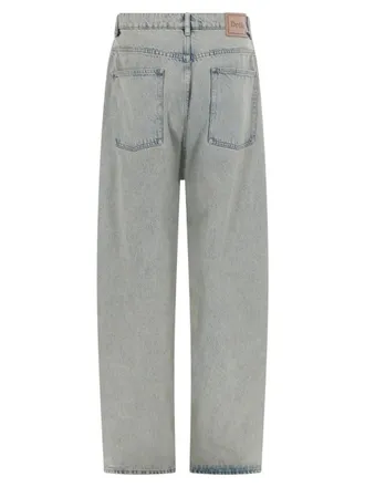 Dr&ocirc;le de Monsieur Baggy Fit Cotton Jeans - Gray