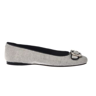 Baldinini Canvas Ballerina - - Shoes - Damen - Beige - 38 EU
