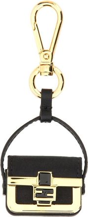 Fendi Pico Baguette Key Case - Black