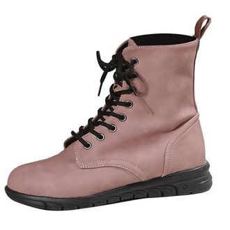 Generic Generisch Bottes orthop&eacute;diques pour femmes, bottes dhiver confortables, bottes dhiver &agrave; lacets antid&eacute;rapantes, bottes courtes l&eacute;g&egrave;res, bottes slip-on 