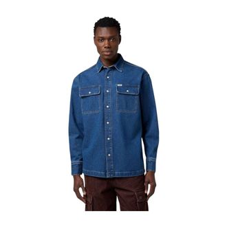 Wrangler Homme, Chemises, Bleu, Taille: L Chemises en denim