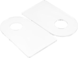 Hemobllo HIAKDOFT 2 St&uuml;ck Acryl Weinflaschenhalter Kompakt und Stabil Moderner Tisch Weinst&auml;nder f&uuml;r K&uuml;che und Zuhause Platzsparendes Weinregal f&uuml;r Rotwein und