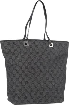 Gucci Pre-owned GG Canvas Tote Bag - Femme - Pre-owned - Noir - Taille: ONE Size