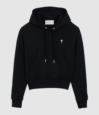 Ami Sweatshirt Ami De Coeur Noir Blanc Creme